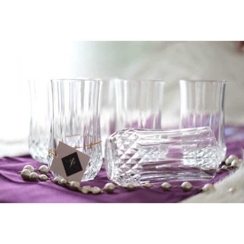 Jual Gelas Kaca / Gelas Kristal 1 set isi 6pcs | Shopee Indonesia