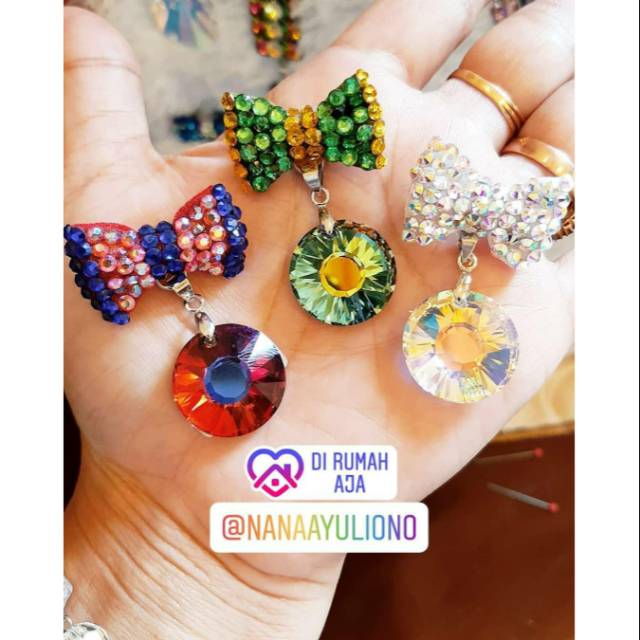 Jual Bros Simple Swarovski Sunpendant 19mm | Shopee Indonesia