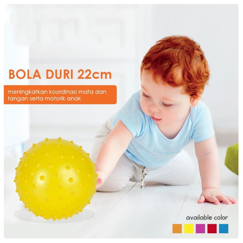 Jual Colorfull Ball Bola Karet Warna Model Duri Bola Gambar Bola Pompa ...