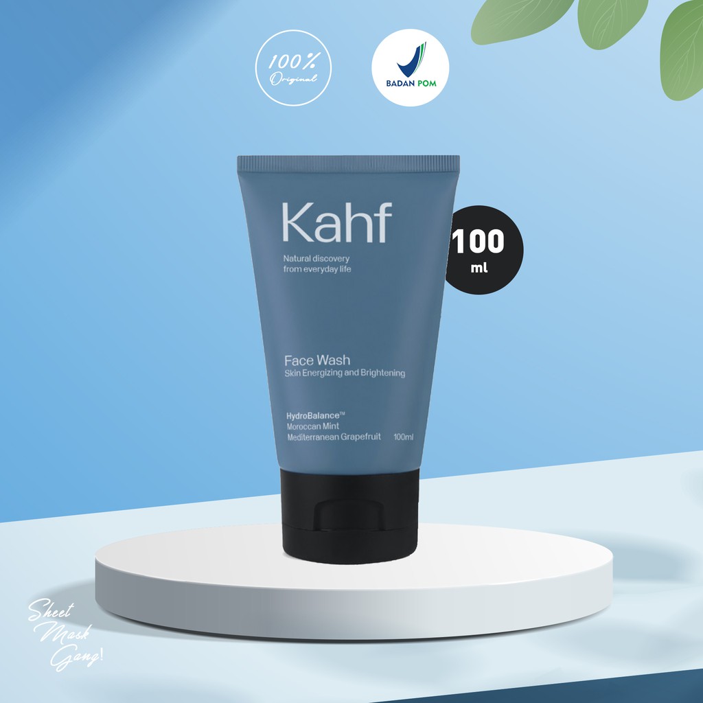 Jual Kahf Skin Energizing and Brightening Face Wash 100 ml | Shopee ...