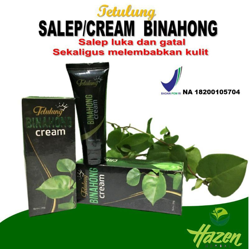 Jual SALEP BINAHONG UNTUK LUKA DAN ANTIGATAL TETULUNG CREAM BINAHONG 20 ...