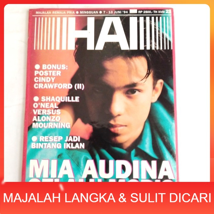 Jual Majalah HAI No.22 Jun 1994 Cover ATILA SYACH ( HARD COVER ) Langka | Shopee Indonesia
