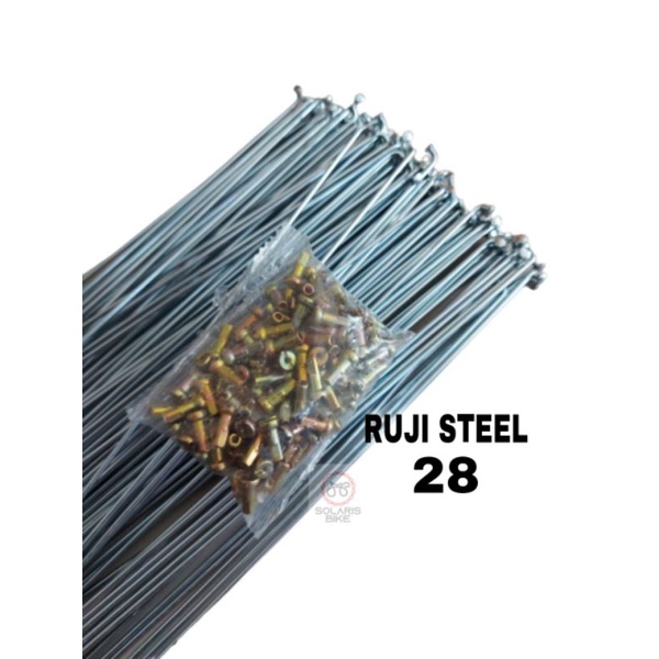 Jual RUJI / JARI JARI / SPOK SEPEDA ONTHEL ONTA 14G X 28" INCH | Shopee ...