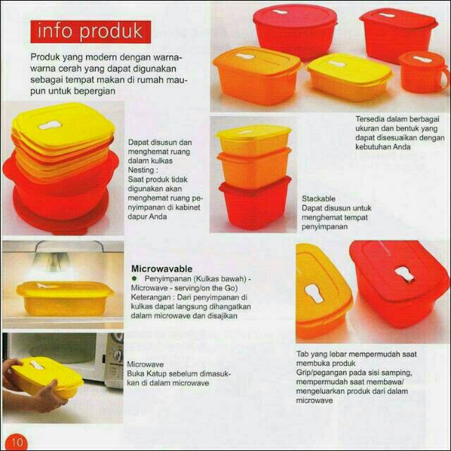 Jual Kotak crystalwave rectangular (1) TUPPERWARE | Shopee Indonesia