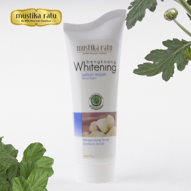 Jual Mustika Ratu Sabun Wajah Whitening Bengkoang Facial Foam 75gr ...
