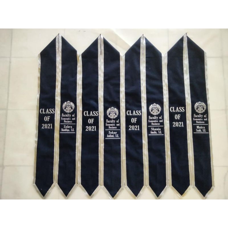 Jual SELEMPANG WISUDA KALUNG / SELEMPANG LEHER / CLASS OF PREMIUM, 1 ...