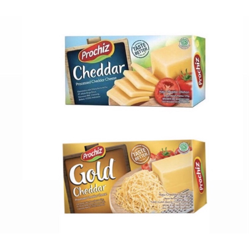 Jual Prochiz cheddar original 170gr/ prochiz cheddar Gold 170gr ...