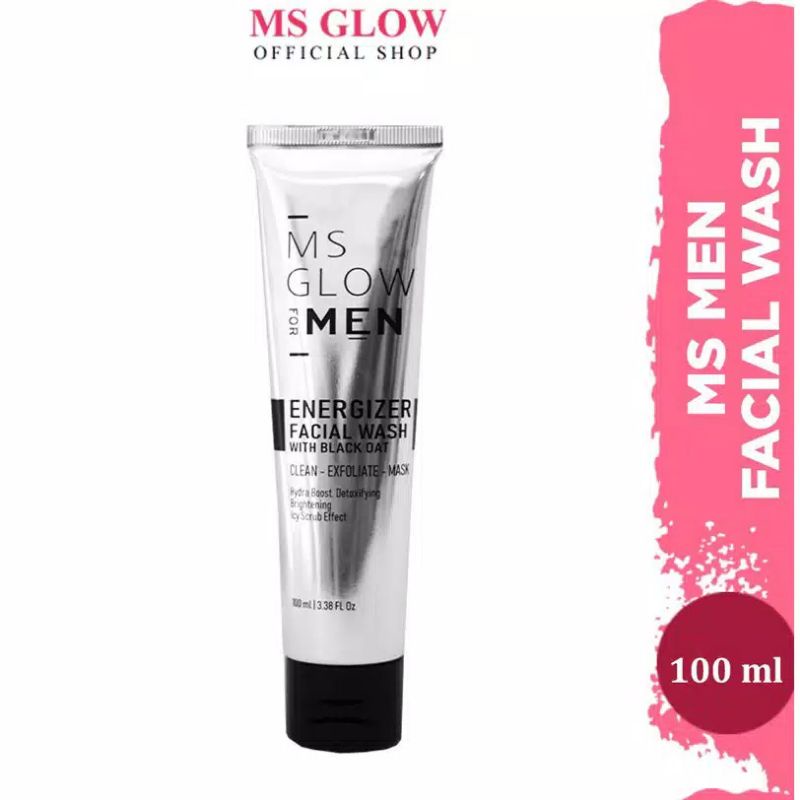 Jual MS GLOW FOR MEN ENERGIZER FACIAL WASH (SABUN CUCI MUKA/WAJAH ...