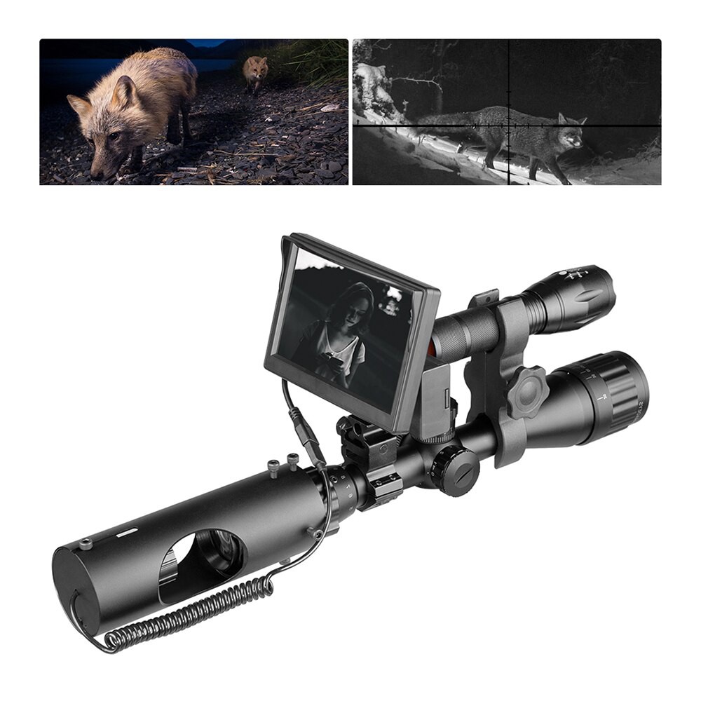 Jual 850nm Infrared Night Vision Scope Optics Sight Tactical 492 ft ...