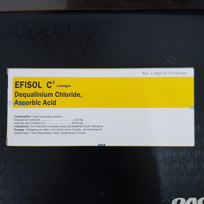 Jual Efisol C Lozenges 20 tablet | Shopee Indonesia