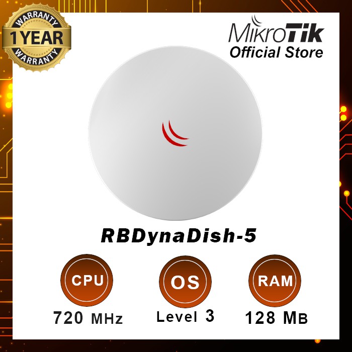 Jual MikroTik Router DynaDish 5 ( RBDynaDishG-5HacD ) 1 unit | Shopee ...