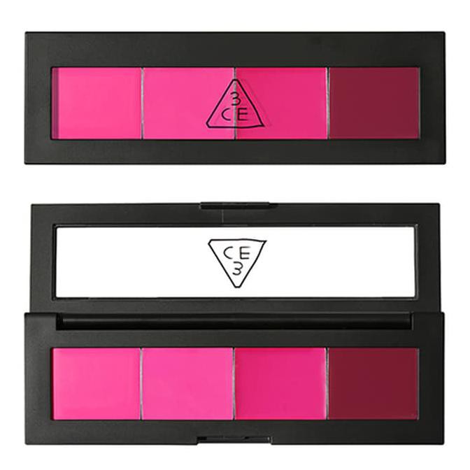 Jual UNIK 3CE - 2015'S LIP COLOR PALETTE #ACTRESS PINK Original 100% ...