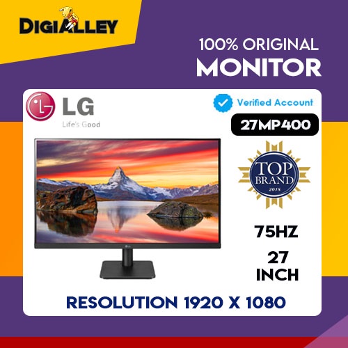 Jual LED Monitor LG 27MP400 27" IPS 75Hz Full HD HDMI D-Sub - LG ...