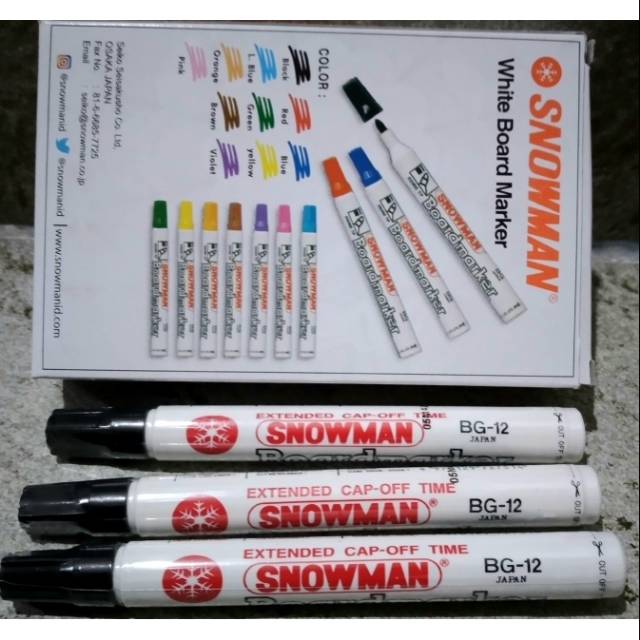 Jual Spidol Snowman White Boardspidol Murahspidol Non Permanen Shopee Indonesia