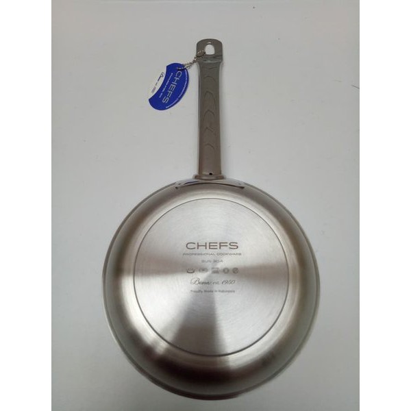 Jual Bima Chef Frying pan Stainless Frypan Stainless Steel Wajan Kuali Penggorengan SUS 304 ...