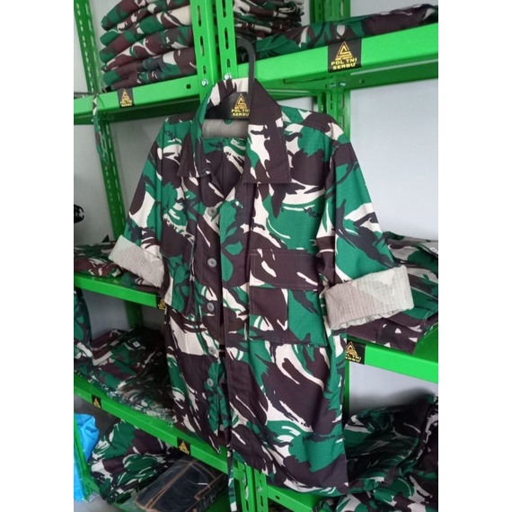 Jual PDL TNI SERBU TRIMATRA RIPSTOP PLATINUM ORIGINAL ( SRITEX WR ...