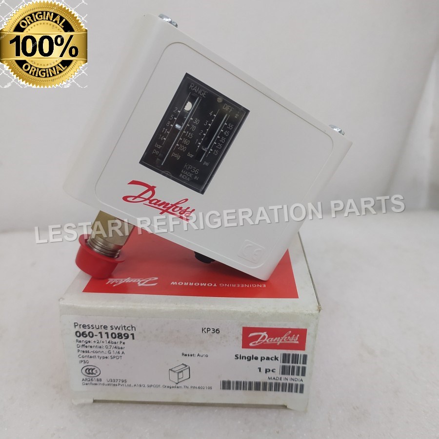 Jual Pressure Switch KP 36 060-110891 Danfoss | Shopee Indonesia