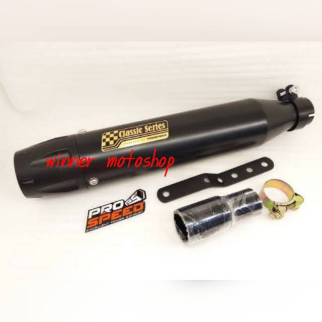 Jual Knalpot Pro Speed Slip On Classic Series Kawasaki W175 | Shopee ...