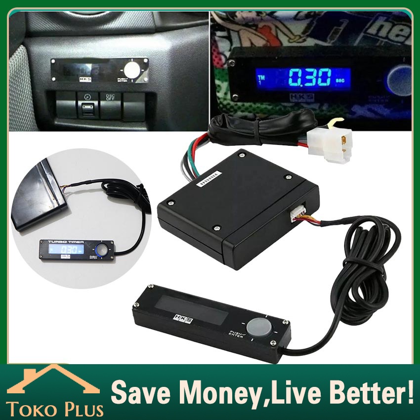Jual Universal Turbo Timer Mobil Merk HKS Type 0 Digital LED Display ...