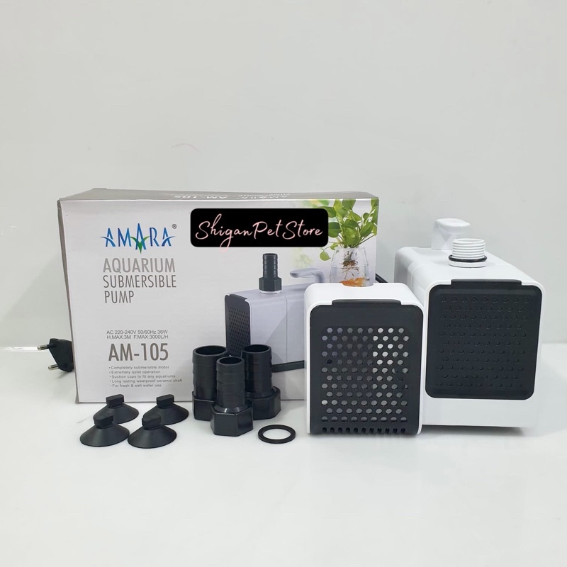 Jual AMARA AM 105 Pompa Air Celup Aquarium / Kolam Ikan Submersible ...