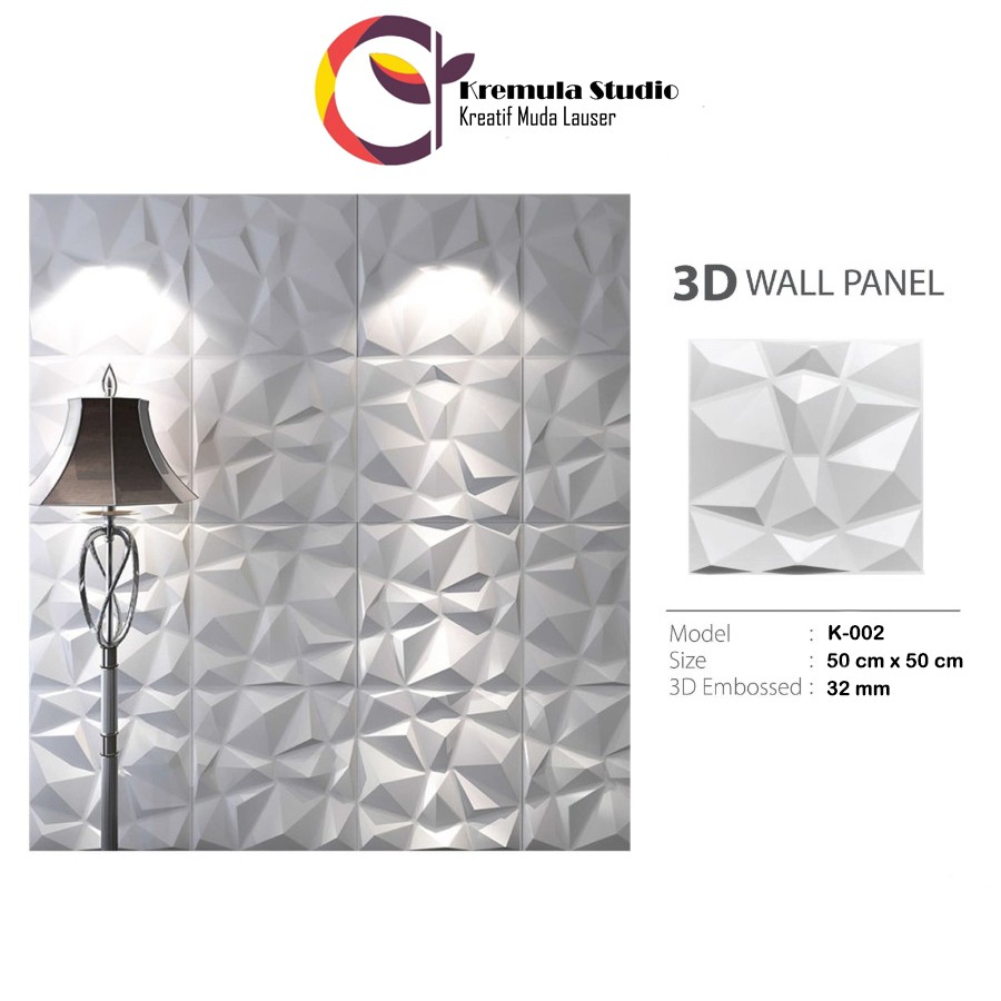 Jual Wallpaper Dinding 3D Panel Gypsum #K-002 | Shopee Indonesia