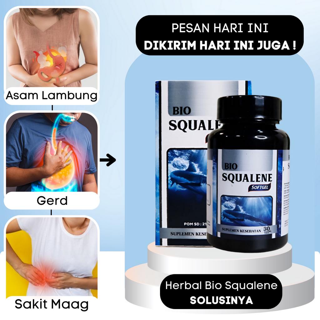 Jual Obat Asam Lambung Dan Maag Herbal Original Bio Squalene Obat Asam ...