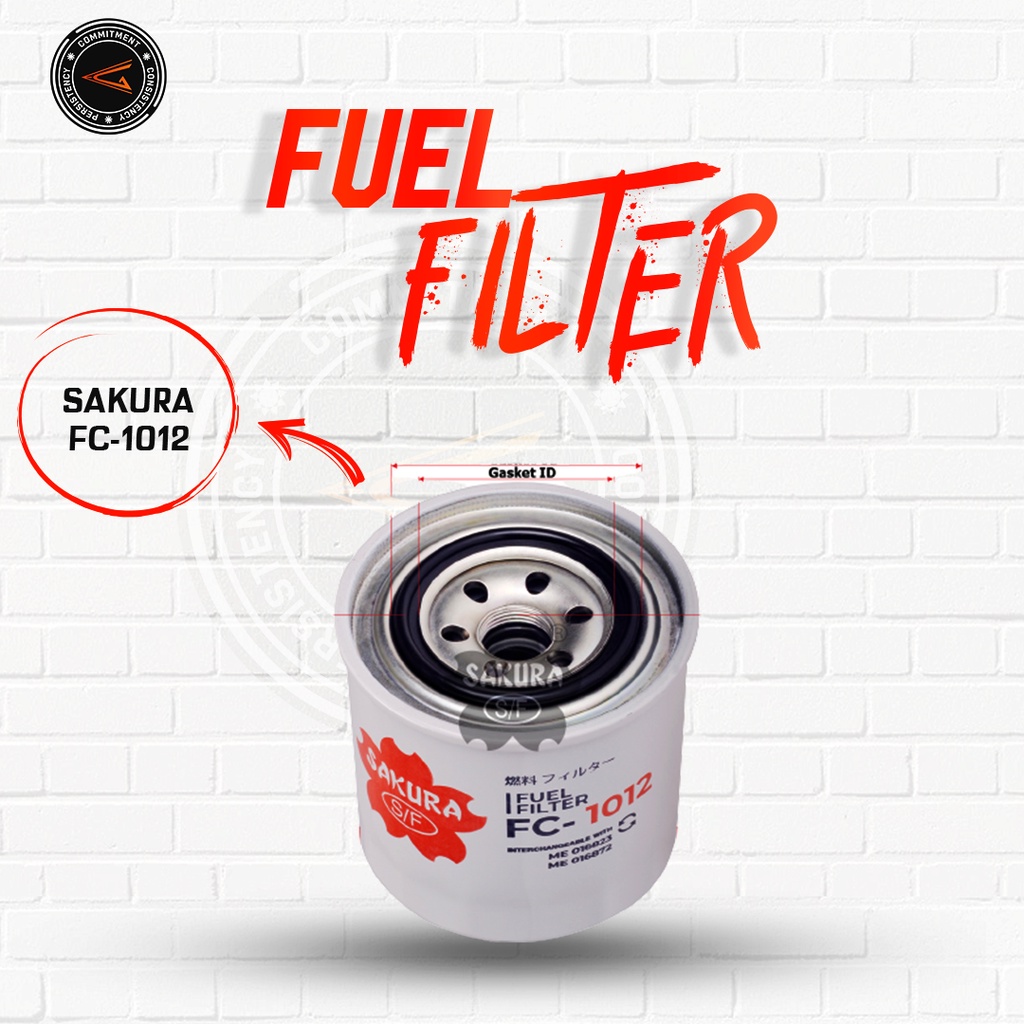 Jual Sakura Fuel Filter Solar FC-1012 / FC1012 / Sakura Filter Oli ...