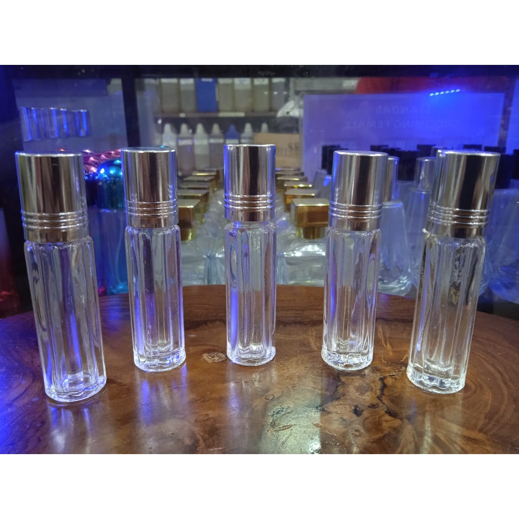 Jual Botol roll 6ml Ulir/Botol oles bening kaca/Ulir/botol vial ...