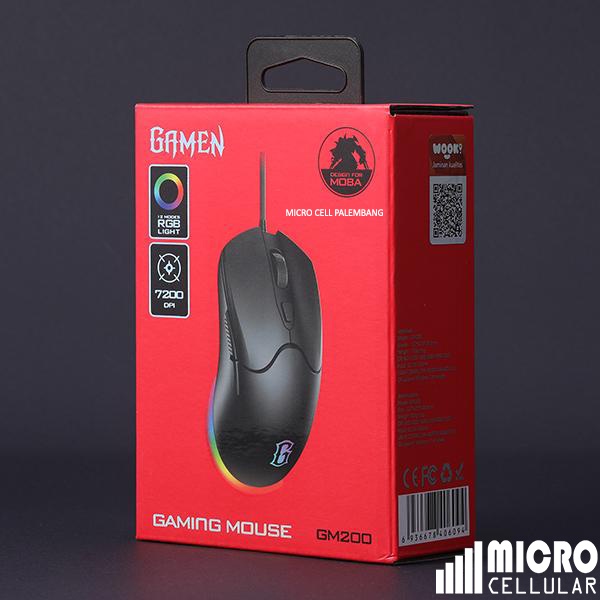 Jual Mouse GAMEN GM200 7200 DPI RGB Gaming ORIGINAL 100% - Garansi ...