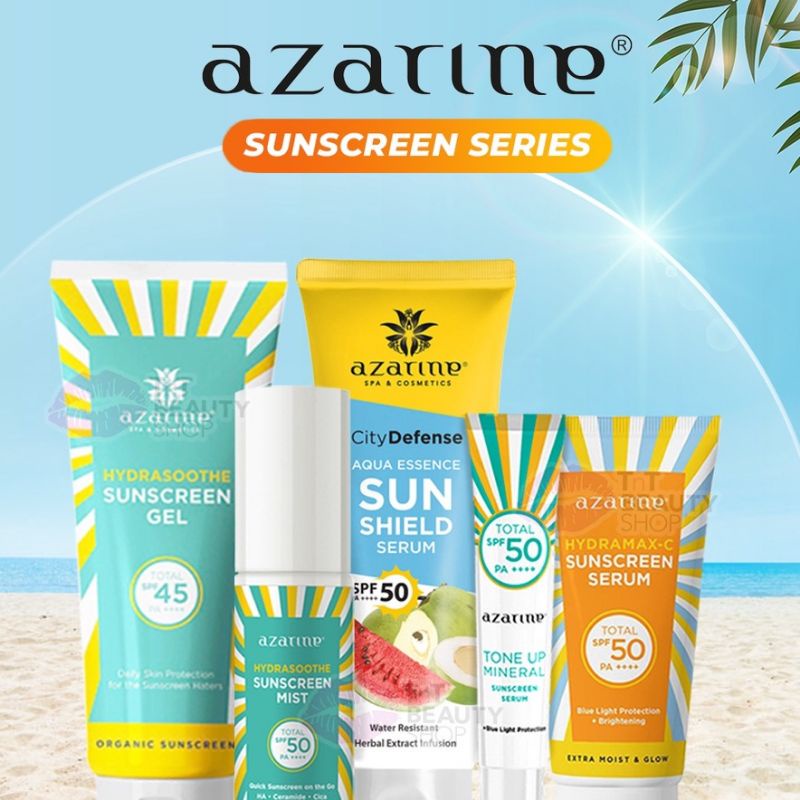 Jual AZARINE Aqua Essence Sun Shield Serum SPF 50 PA+++ & Azarine ...