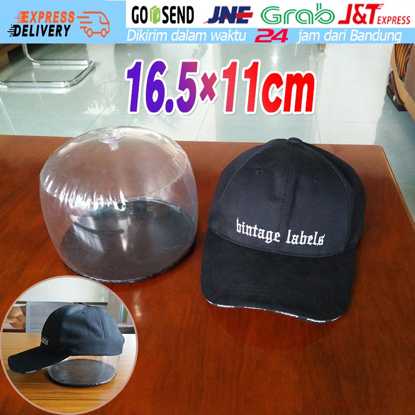Jual Air Inflation Inflatable Transparent Hat Holder Cap Support ...