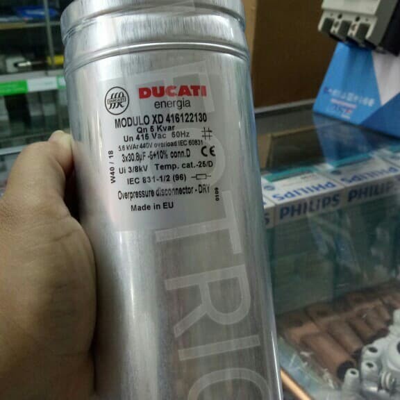 Jual KAPASITOR MODULO XD 3P 5Kvar 415VAC 41612-2130 DUCATI CAPACITOR | Shopee Indonesia