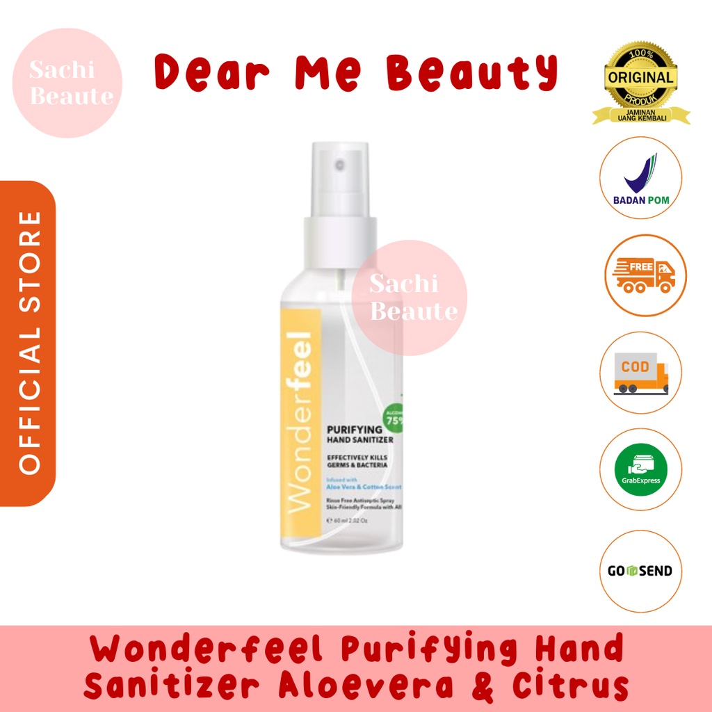 Jual Wonderfeel Purifying Hand Sanitizer Cotton Scent | Shopee Indonesia