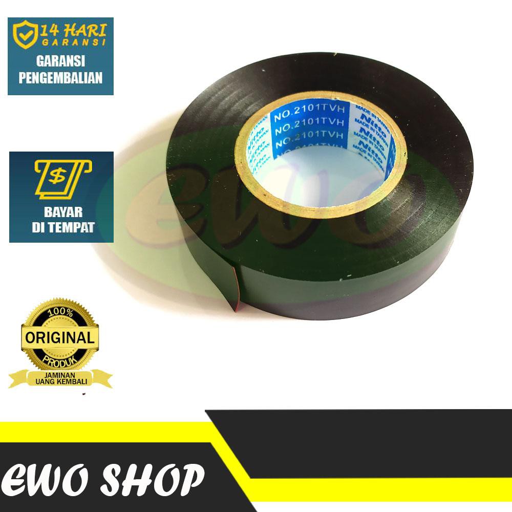 Jual Isolasi Lem Lakban Listrik Hitam 3/4 X 25 Meter fjs | Shopee Indonesia