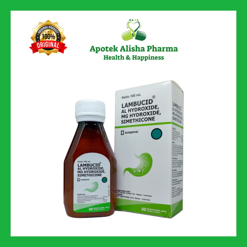 Jual Lambucid Suspensi 100ml-Lambucid Antasida Sirup Obat Maag ...