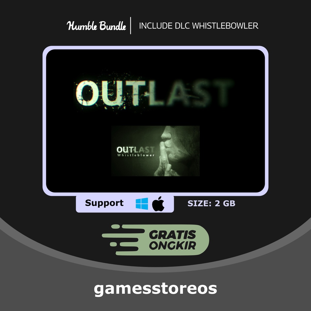 Jual Outlast 1 FULL DLC PC Games Original (Support Windows & Mac ...