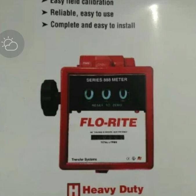 Jual Flow Meter Flo-Rite 3 Digit 1"(Inch) Drat/ Meteran Solar | Shopee ...