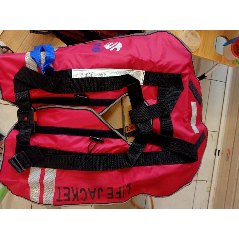 Jual Life Jacket Pelampung Otomatis Gas - Safety Kapal Lengkap | Shopee ...