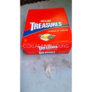 Jual COKLAT DELFI TREASURE BOX ISI 24 BAR PACK X 36GR GOLDEN ALMOND ...
