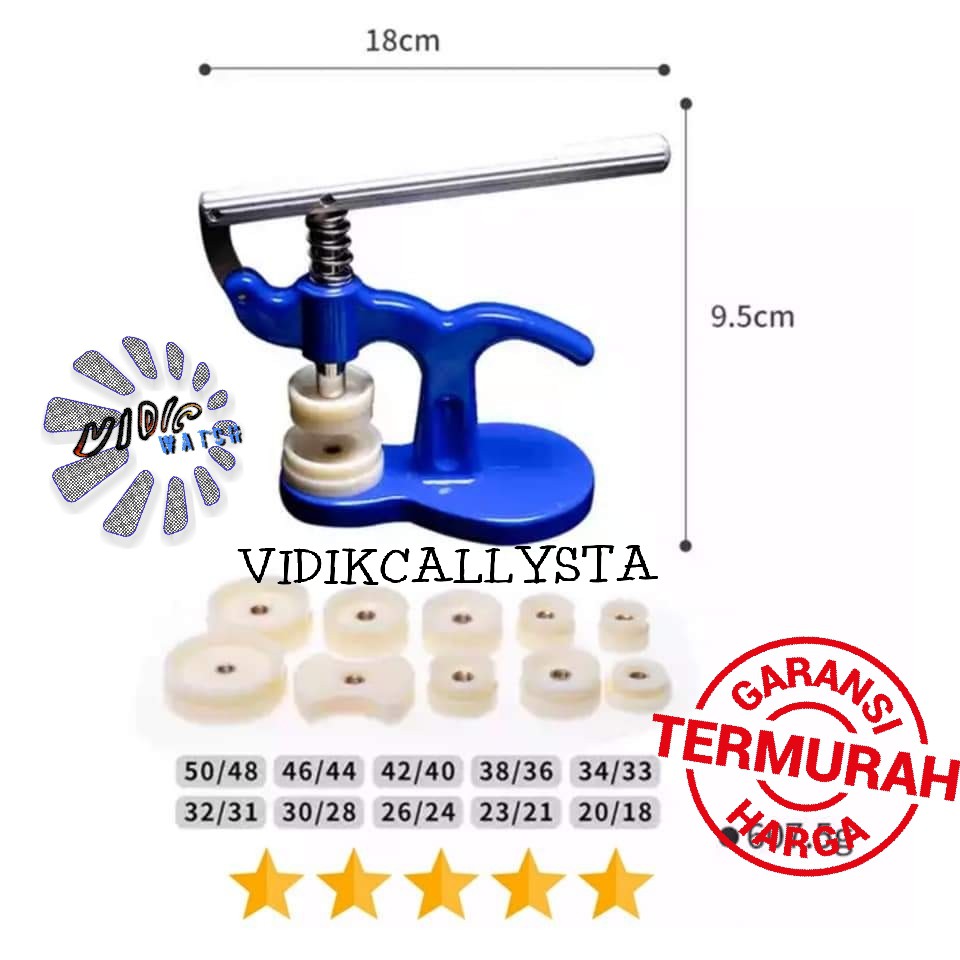 Jual servis jam tangan alat pres tutup jam tangan paket komplit murah ...