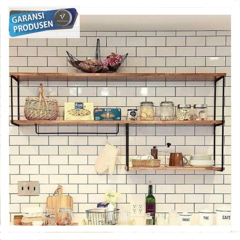 Jual TERBARU Kitchen Set / Rak Bumbu Dapur lebar 3 susun Serbaguna ...