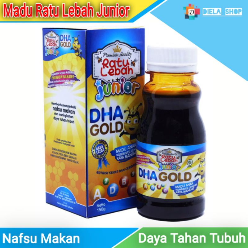 Jual Madu Ratu Lebah Joniur DHA Gold plus Omega 3 | Shopee Indonesia