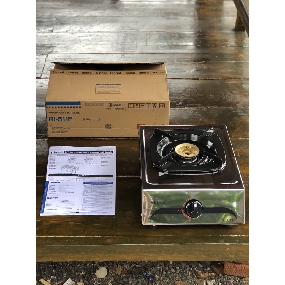 Jual Kompor Gas Rinnai 1 Tungku RI-511E | Shopee Indonesia