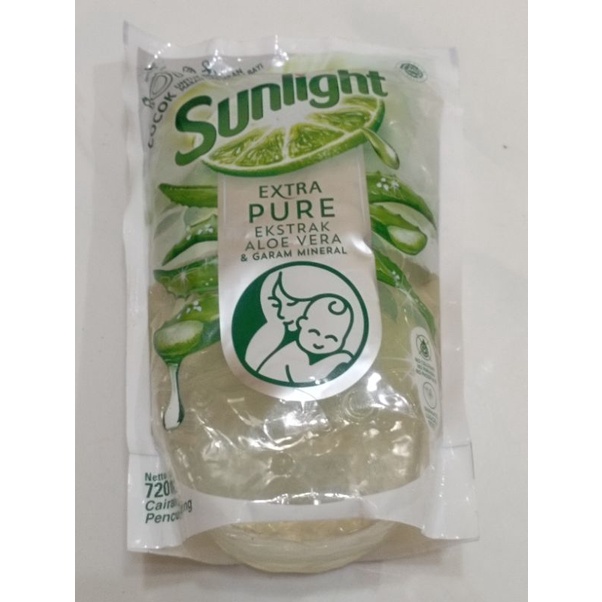 Jual Sunlight Extra Pure Extrak Aloe Vera & Garam Mineral 720ml ...