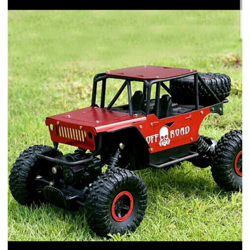 Jual RC Jeep Rock Crawler Offroad Climber Car 2.4GHz 4WD BAHAN METAL ...
