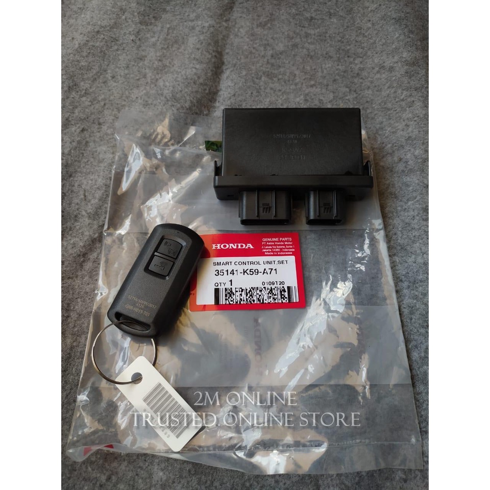 Jual Mm SMART CONTROL UNIT SET KEYLESS NEW VARIO 150 ORI AHM 35141-K59 ...