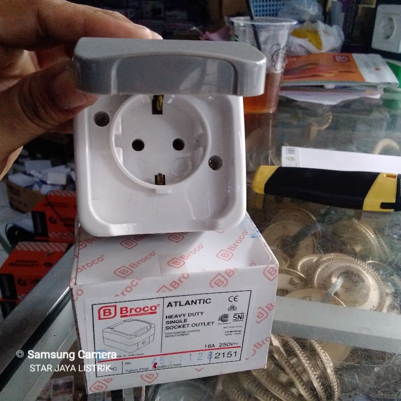 Jual Stop Kontak Outbow Outdoor Broco Atlantic | Shopee Indonesia