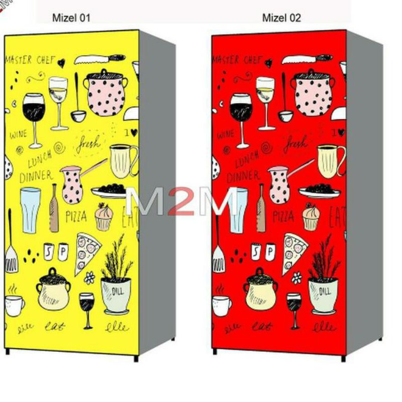 Jual variasi sticker kulkas satu pintu full body | Shopee Indonesia