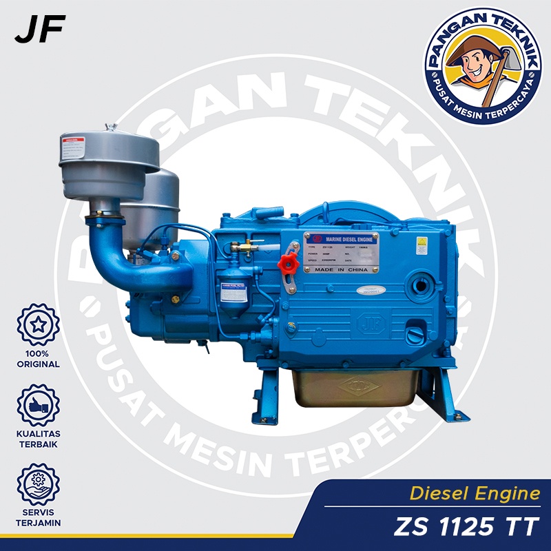 Jual MESIN DIESEL JIANG FONG TANPA TANKI | ZS 1125 TT | MESIN DIESEL 28 PK | Shopee Indonesia