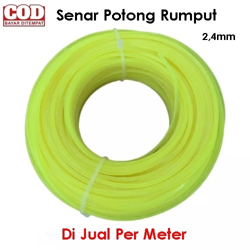 Jual TALI POTONG RUMPUT Nylon Cutter 2,4mm x 1Meter / SENAR POTONG ...